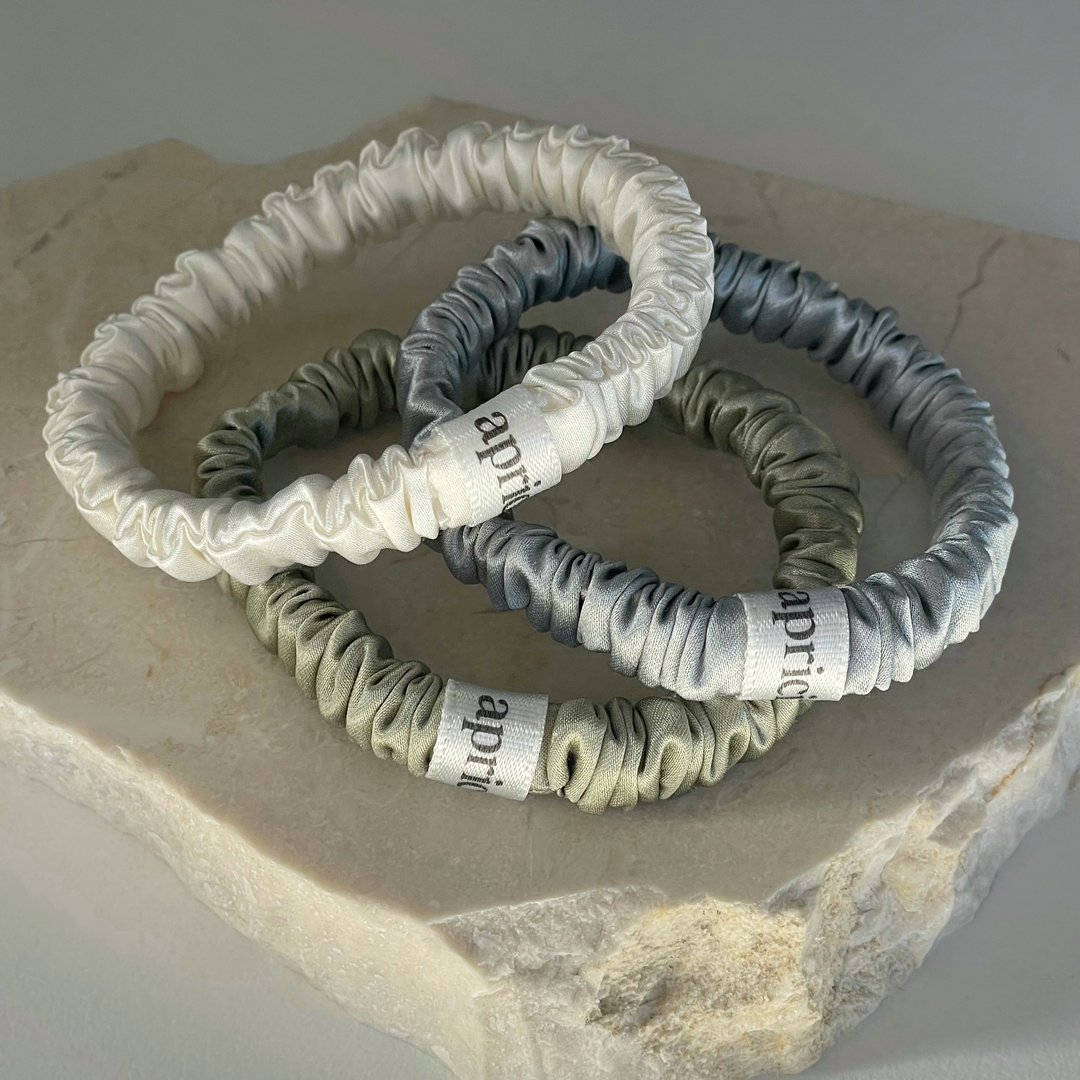 Essential Scrunchie 3p - Crème – Apricité Studios